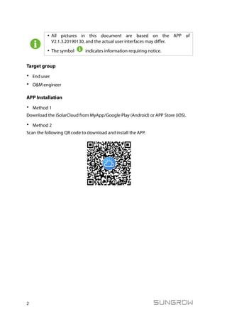 Quick Guide to the iSolarCloud App | Ahlec Solar | PDF