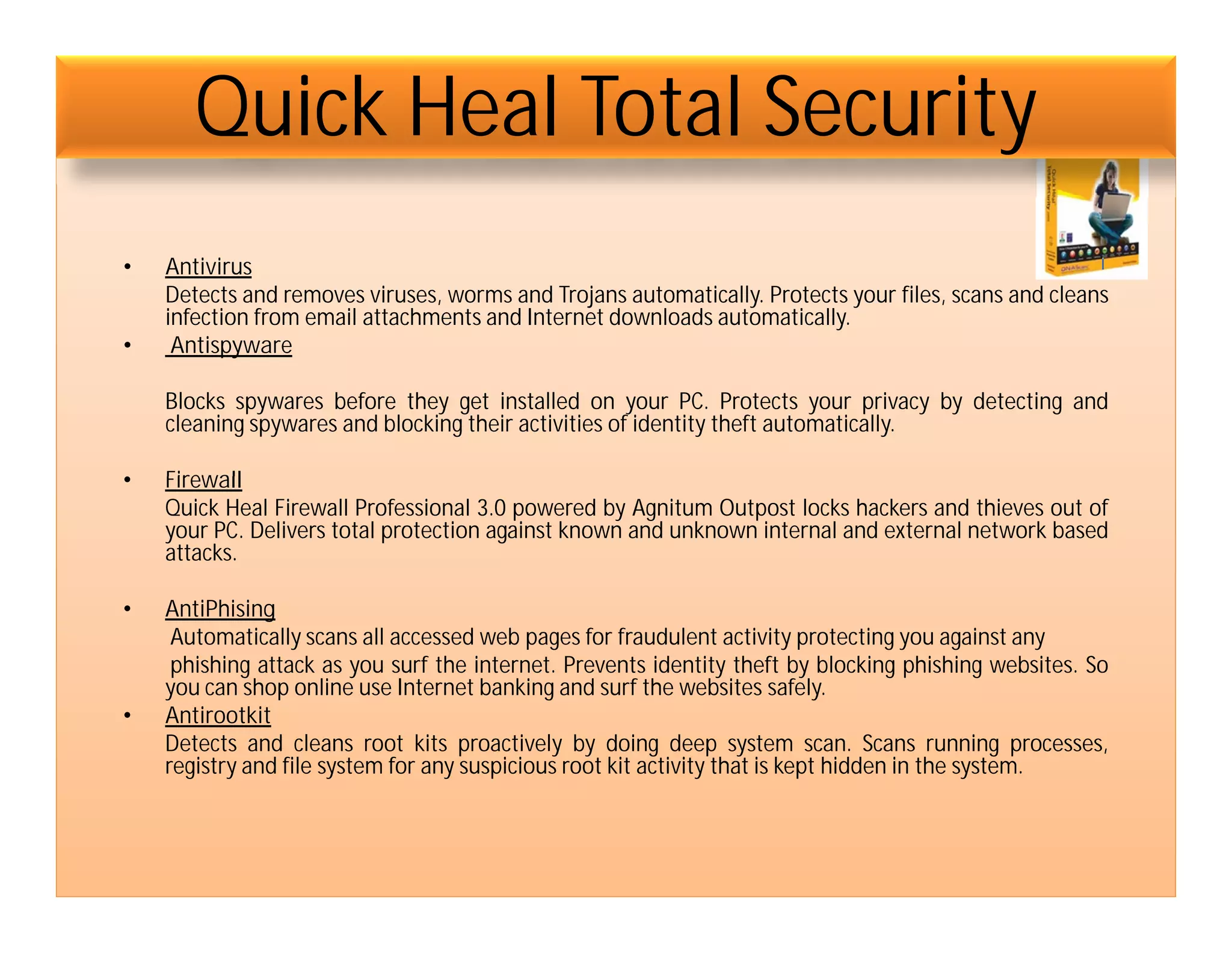 Quick heal-presentation | PDF