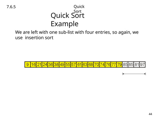quick-sort-complete-example-DS Lecture Notes. | PPT