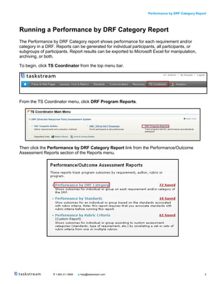 Performance by DRF category report | PDF