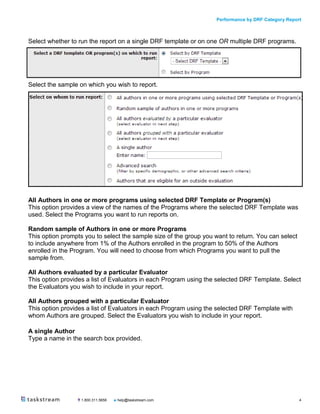 Performance by DRF category report | PDF