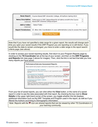 Performance by DRF category report | PDF