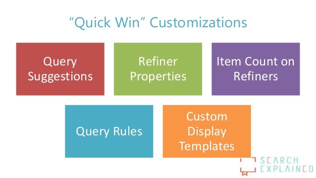 Quick Win Features vs. Entrerprise Search Strategy #SPSBCN