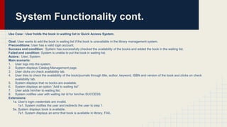 Library Management System Waterfall Model | PPTX