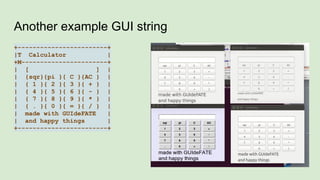 Quick and Dirty GUI Applications using GUIDeFATE | PDF