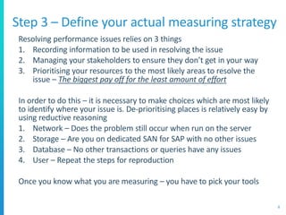 Quick and dirty performance analysis | PPTX