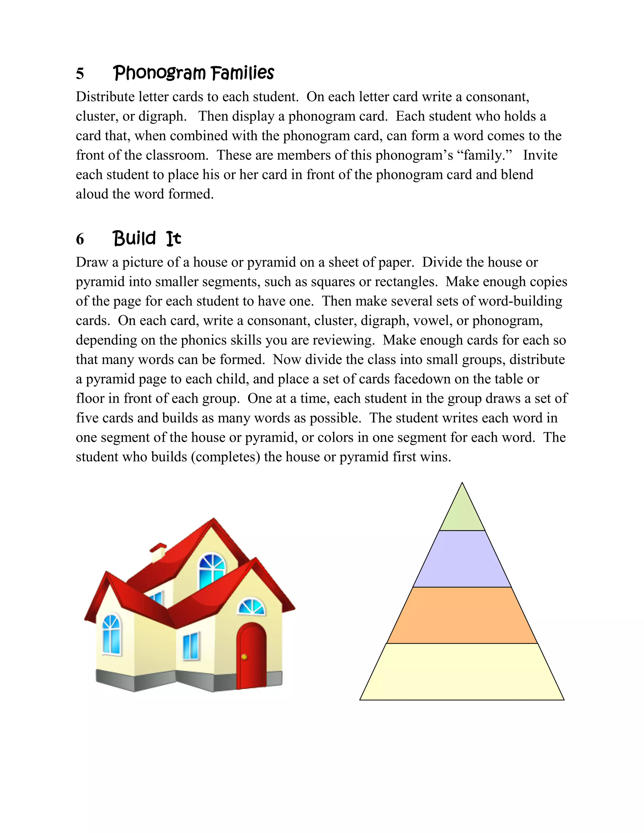 Quick and easy phonics games | PDF