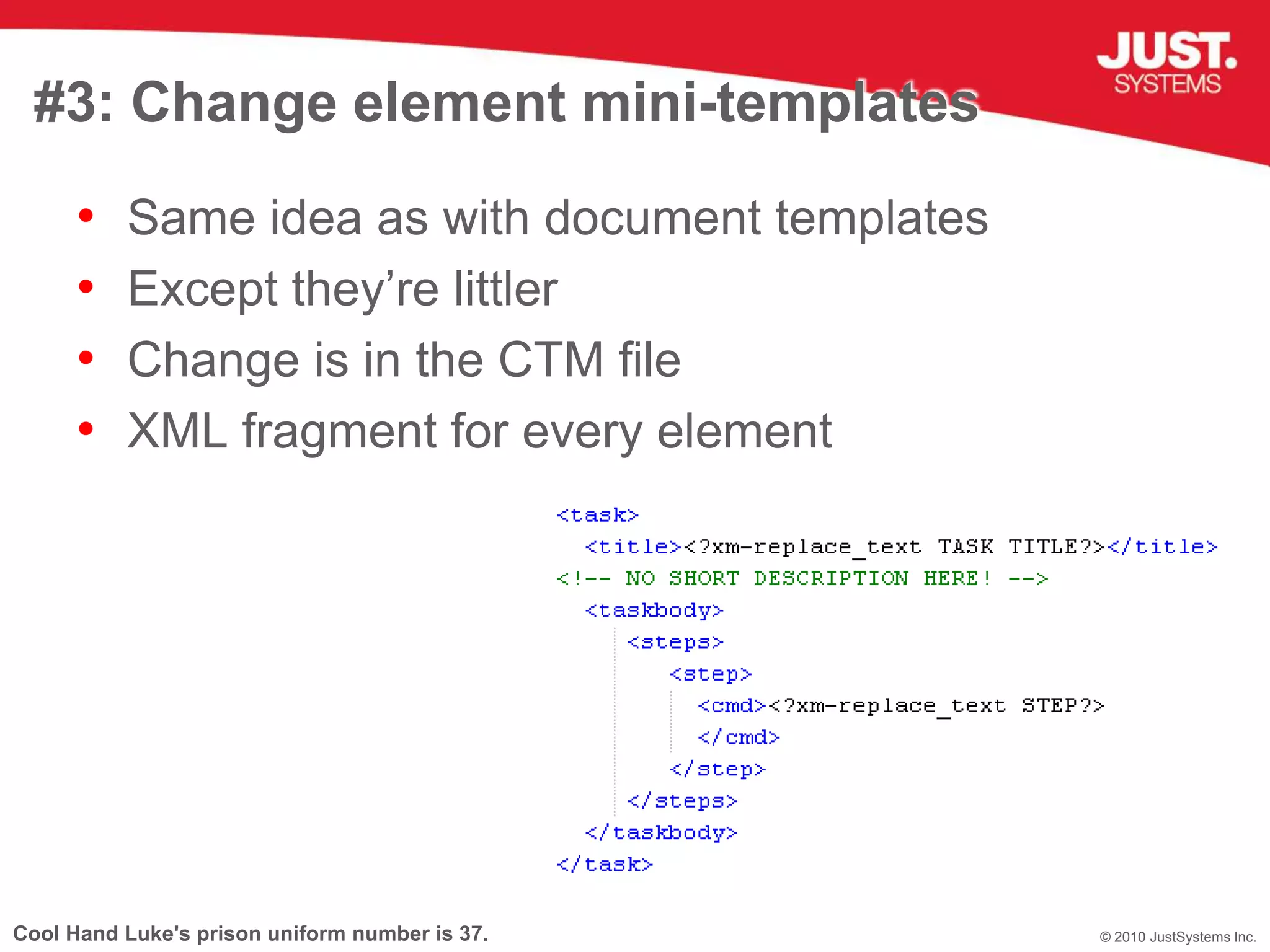 Quick and Easy Usability in XMetaL Author | PPTX