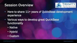 QuickBase Unleashed: Building Advanced, Hybrid, and Fully Custom QuickBase Apps | PDF