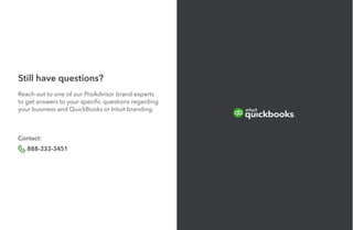 Quickbooks Branding Guidelines.pdf | Advertising Industry | Industries