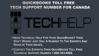 Quickbooks canada technical support | PPT