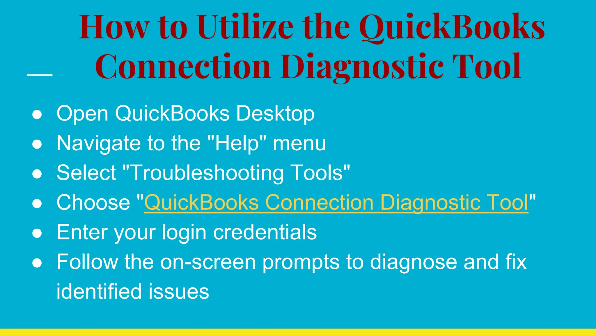 QuickBooks Connection Diagnostic Tool.pptx