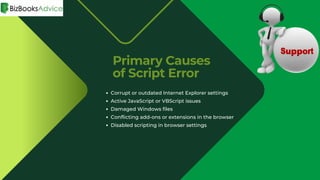 Top Causes of Script Errors in QuickBooks Desktop | PDF