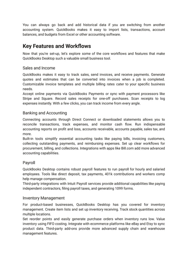 QuickBooks Desktop 2024: A Comprehensive Guide | PDF | Computing | Technology & Computing