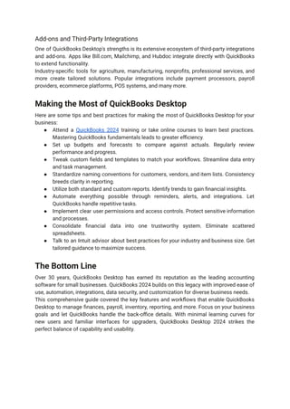 QuickBooks Desktop 2024: A Comprehensive Guide | PDF