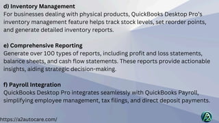 QuickBooks Desktop Pro Comprehensive Guide for Accounting Professionals | PPT