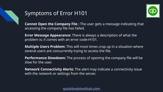 QuickBooks Error H101.pptxc . | PPTX