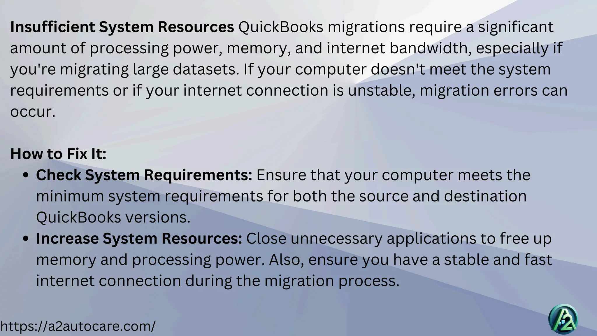 QuickBooks Migration Error: What Went Wrong and How to Fix It | PPT