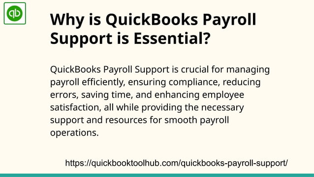 QuickBooks Payroll Support....ppt..sub... | PPT | Free Download
