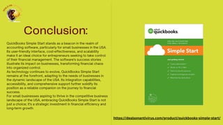 Quickbooks Simple Start Accounting Software In The USA.pdf