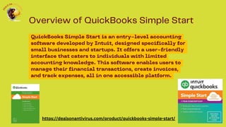 Quickbooks Simple Start Accounting Software In The USA.pdf