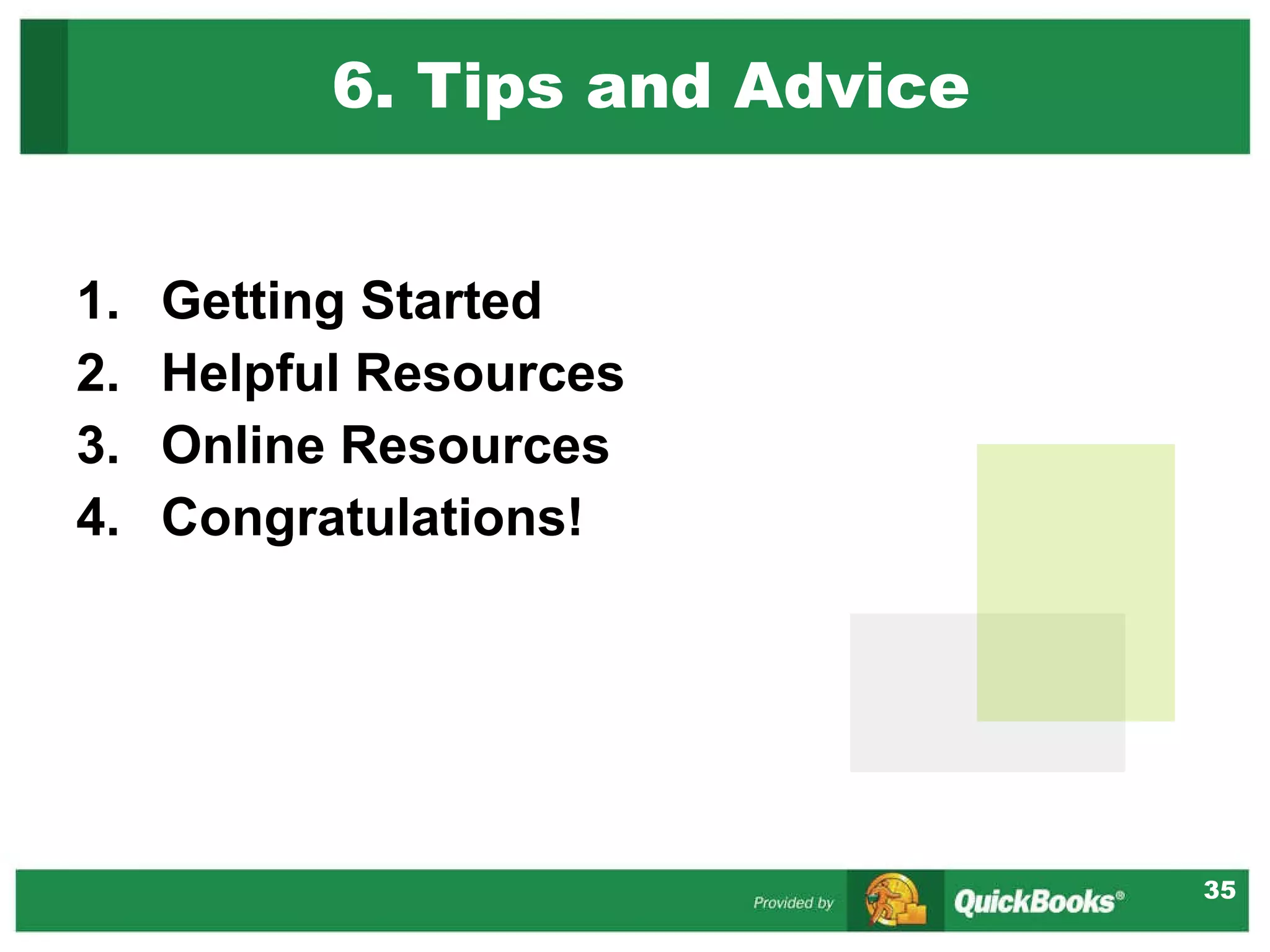 Quickbooks Simple Start Presentation | PPT