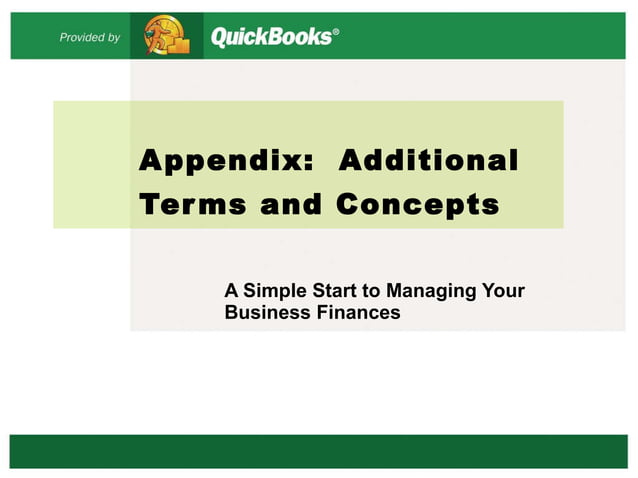 Quickbooks Simple Start Presentation | PPT