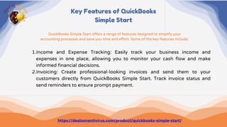 QuickBooks Simple Start Your Best Accounting Solution.pptx
