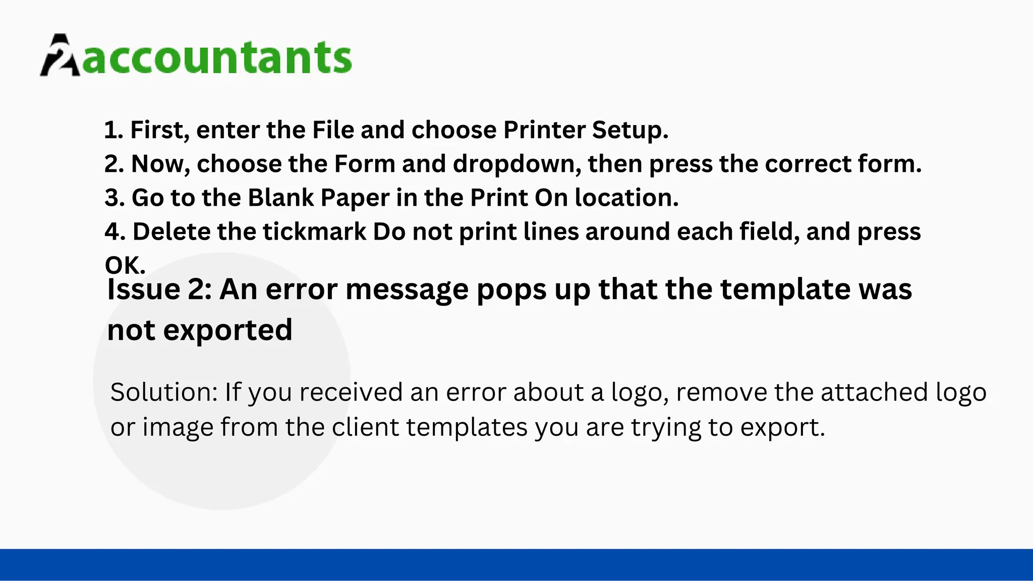 Let's Resolve If QuickBooks Template Not Printing Correctly | PDF ...