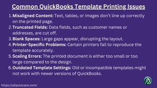 QuickBooks Template Printing Alignment and Formatting Solutions | PDF