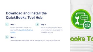 QuickBooks Tool Hub – How to Download, Install & Use It? | PPT