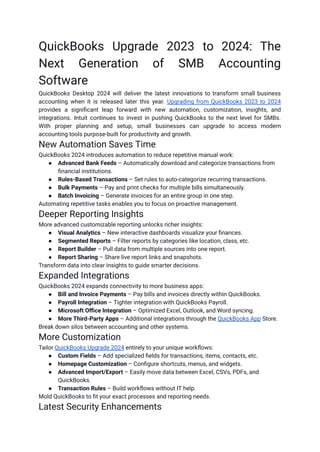 QuickBooks Upgrade 2023 to 2024_ The Next Generation of SMB Accounting ...