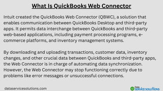 QuickBooks Web Connector Error QBWC1039 Causes and Solutions | PDF