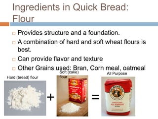 Quick Breads Wiki | PPTX | Desserts and Baking | Food & Drink