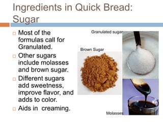 Quick Breads Wiki | PPTX | Desserts and Baking | Food & Drink
