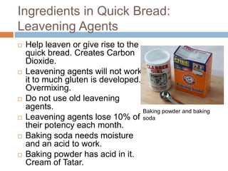 Quick Breads Wiki | PPTX | Desserts and Baking | Food & Drink