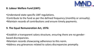 Quick Checklist for Payroll Compliances in India | PPT