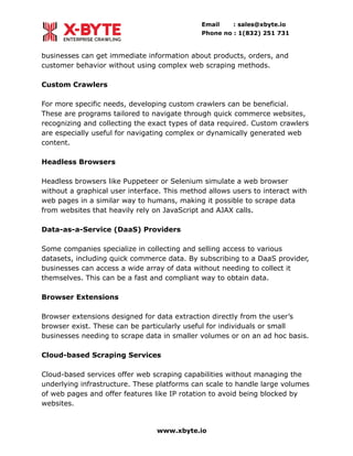 Quick Commerce Data Scraping – A Comprehensive Guide.pdf | Web Development | Internet