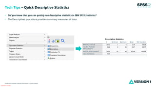 Quick Descriptives in IBM SPSS Statistics.pptx