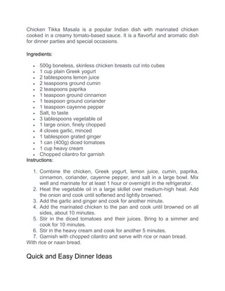 Quick Dinner Ideas.pdf