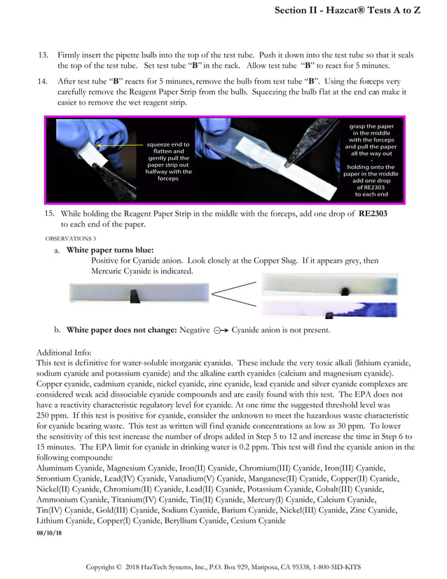 Quick dot hazard classification kit | PDF