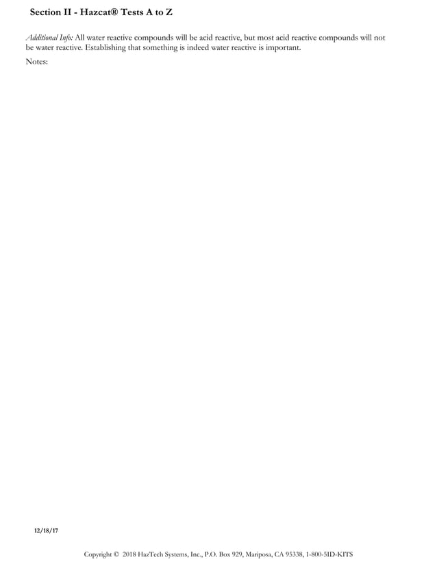 Quick dot hazard classification kit | PDF