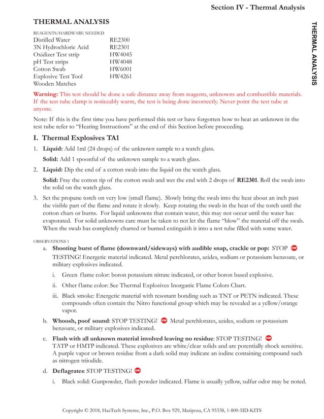 Quick dot hazard classification kit | PDF
