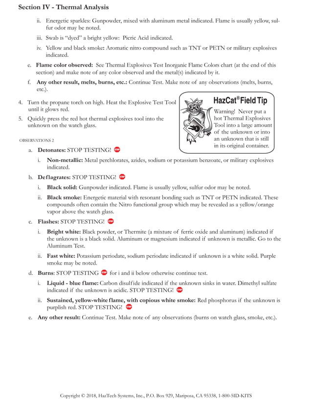 Quick dot hazard classification kit | PDF