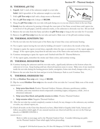 Quick dot hazard classification kit | PDF | Chemistry | Science