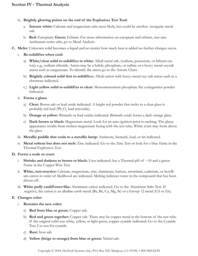 Quick dot hazard classification kit | PDF
