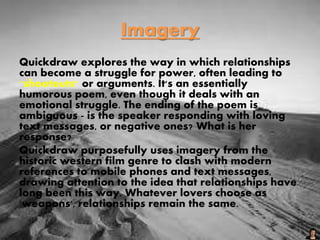 Quickdraw | PPTX | Western | Genres