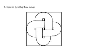 Quick draw Solomons knot Roman mosaic motif | PPTX