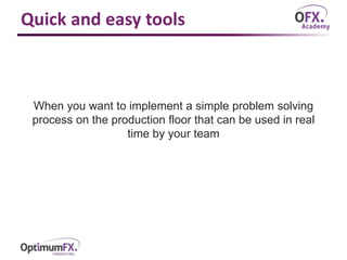 Quick & easy problem solving tools | PPT