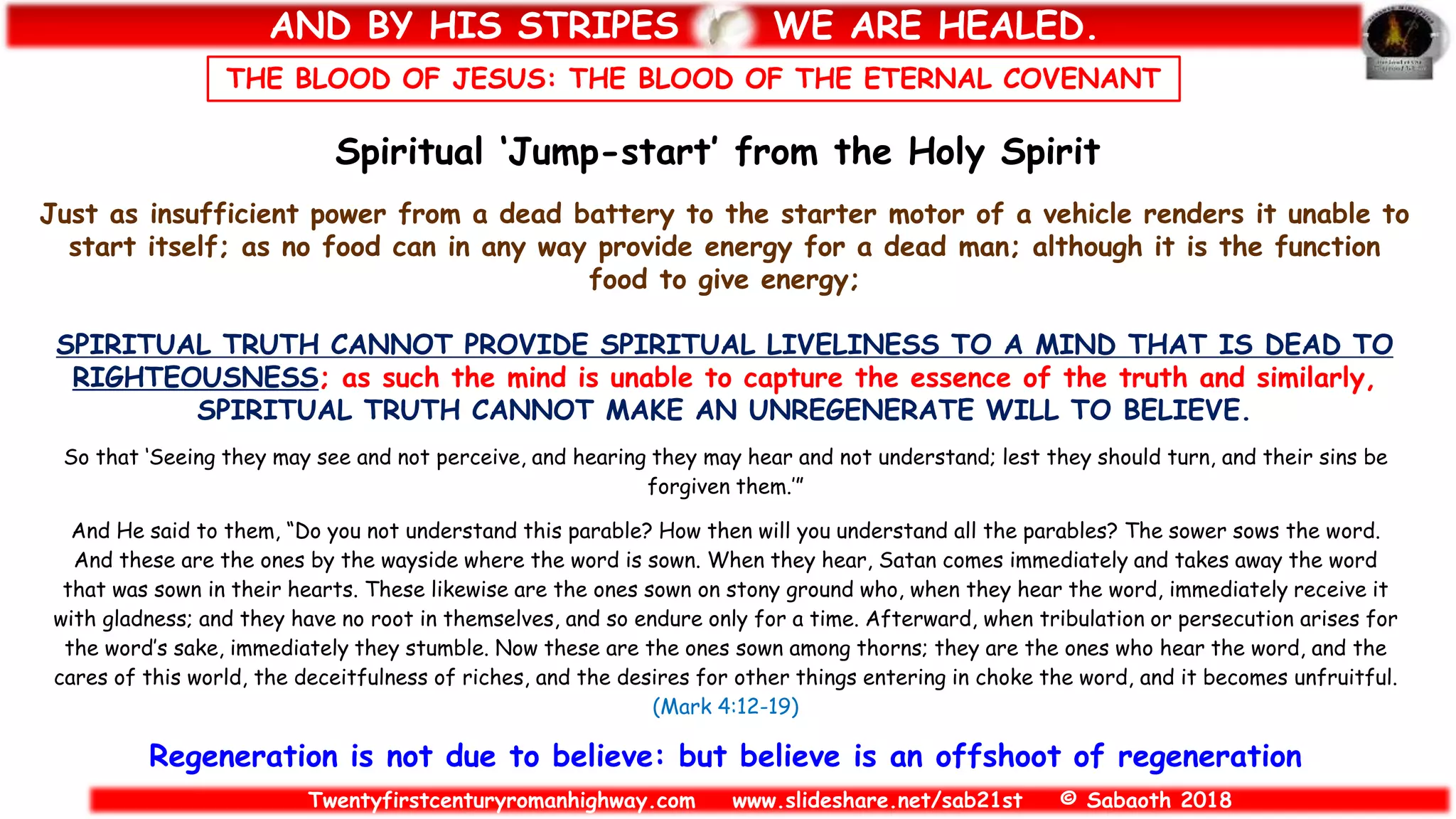 QUICKENING - Spiritual ‘Jump-start’ from the Holy Spirit | PPT